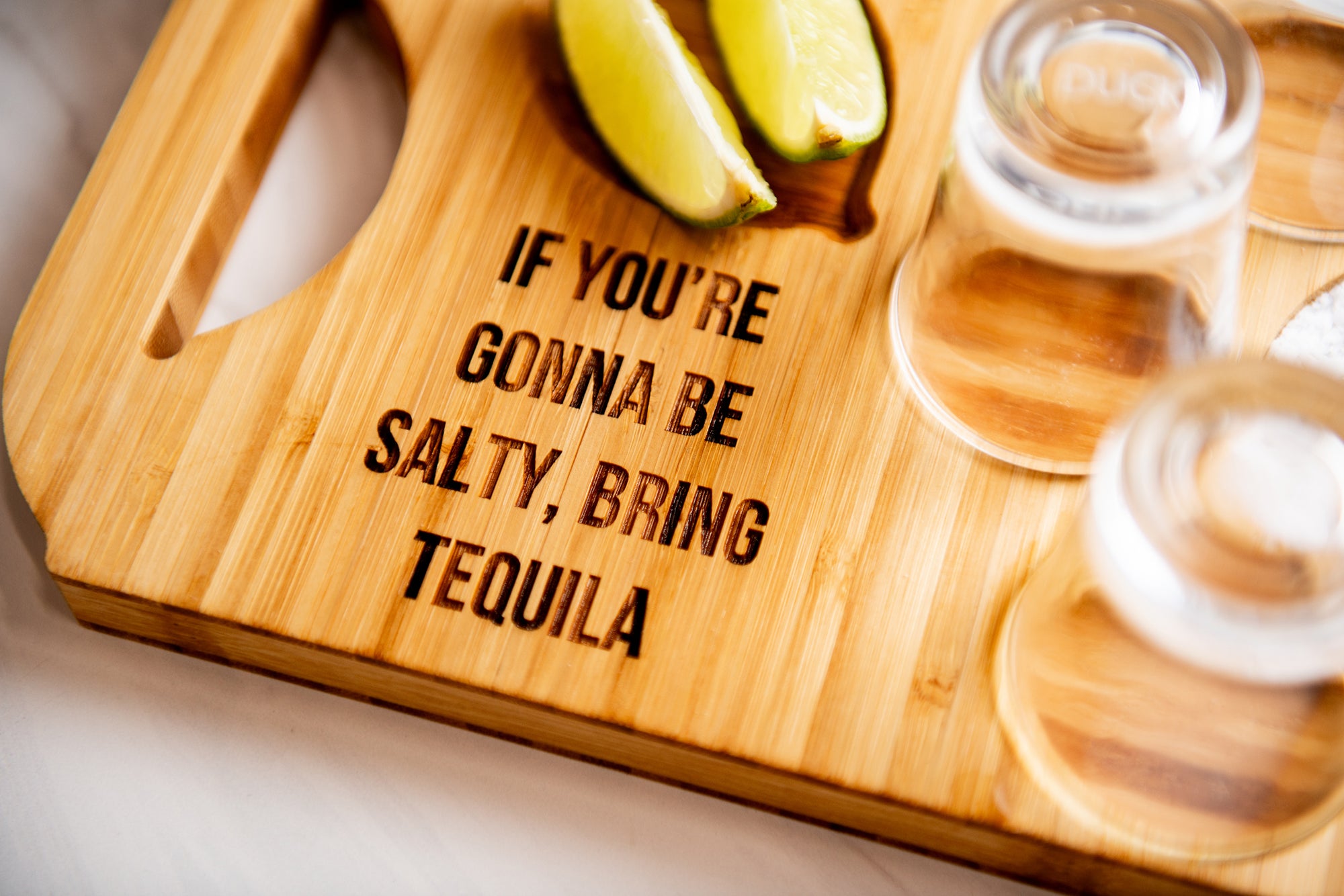 Personalized Tequila Round O' Shots Board