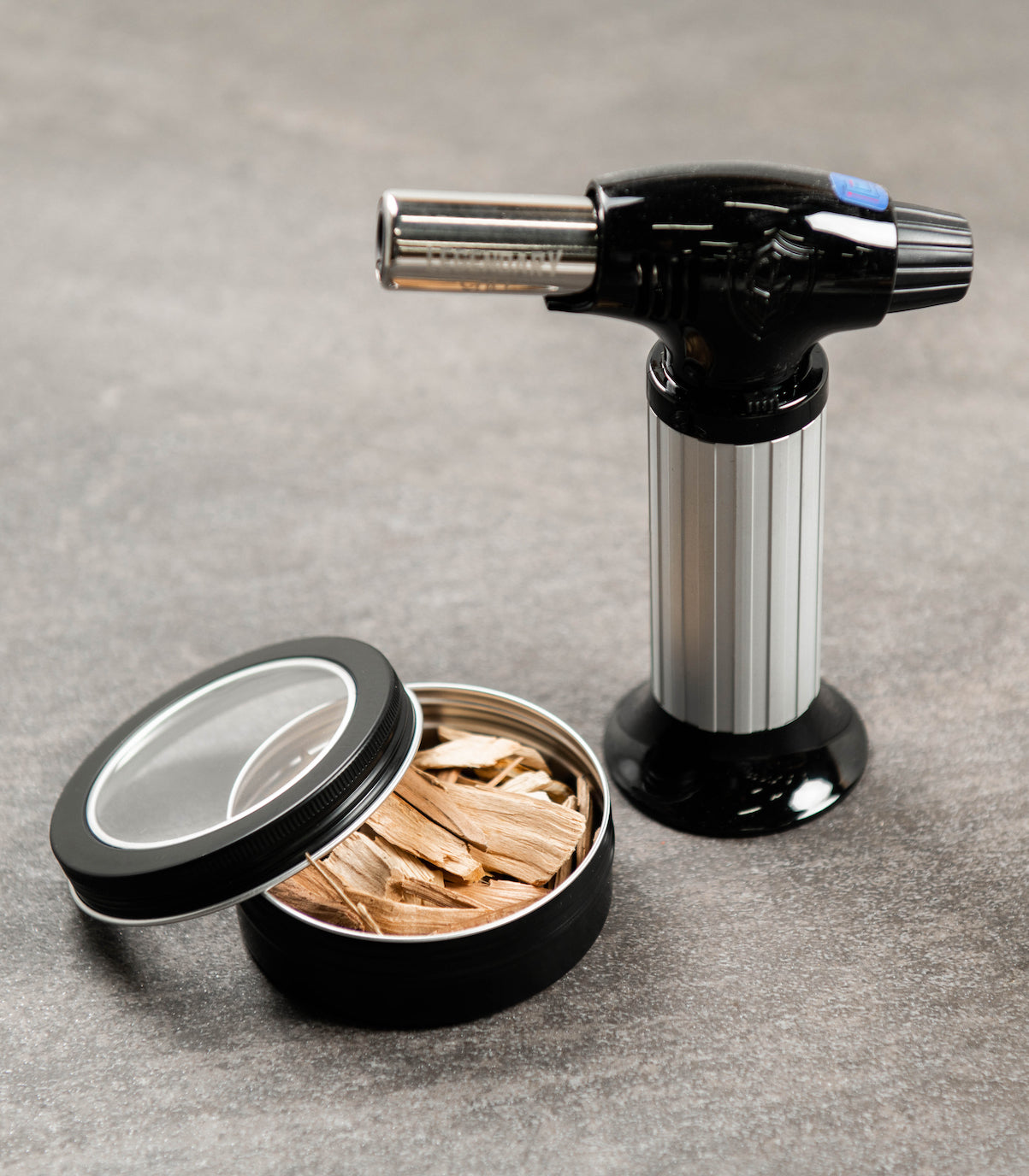 Torch and Tin for Personalized Cocktail Smoker